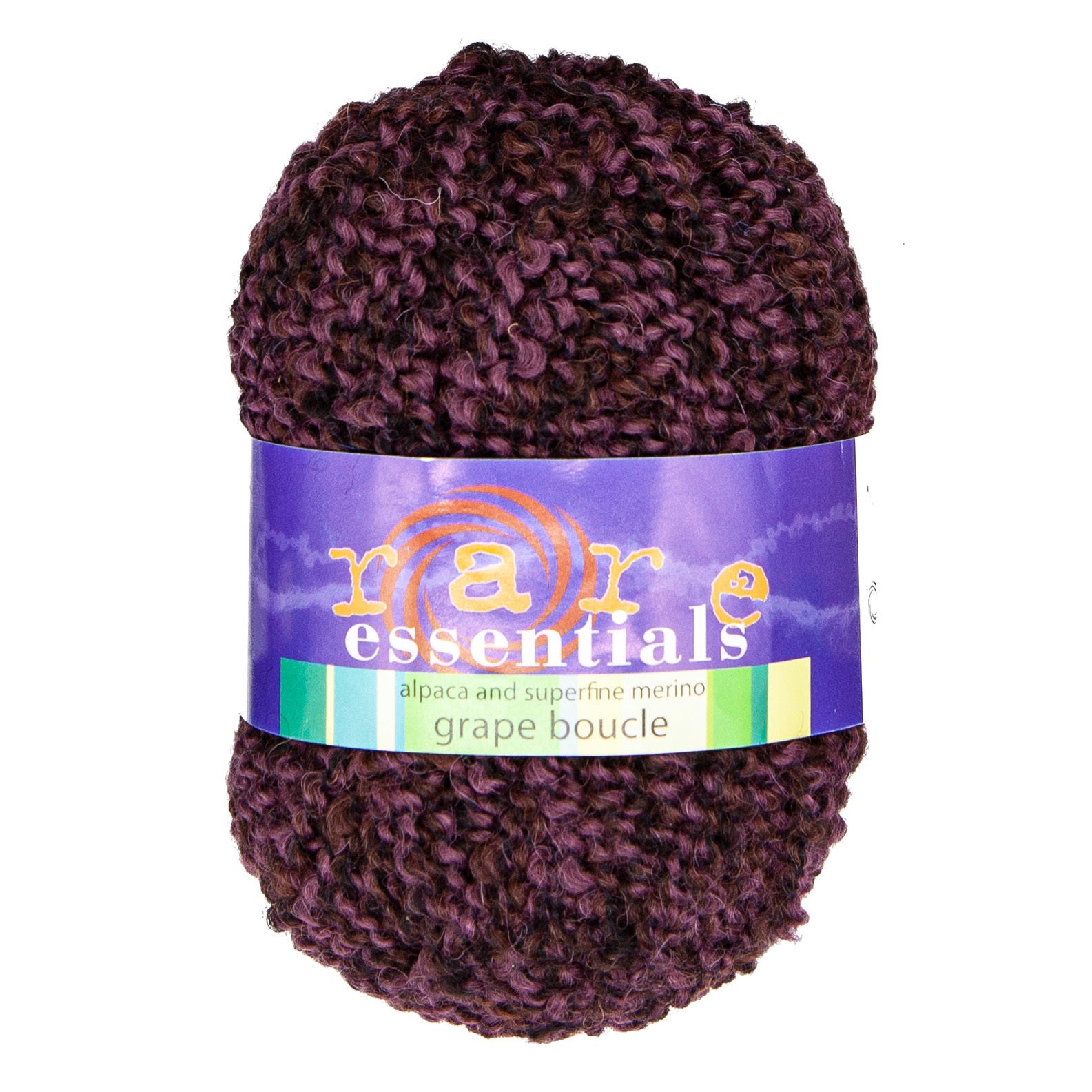 Rare Essentials - Grape Boucle | Dyeing to Weave SAORI Weaving ...